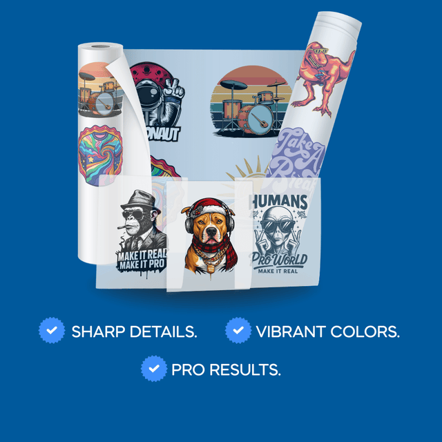 ColorPro DTF Transfers | Full Color – Pro World Inc