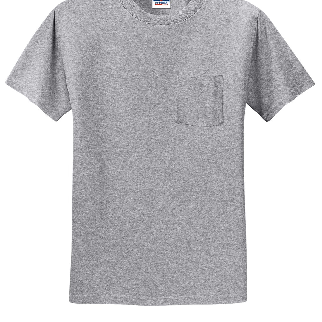Jerzees® - Dri-Power® 50/50 Cotton/Poly Pocket T-Shirt. 29MP – Pro ...