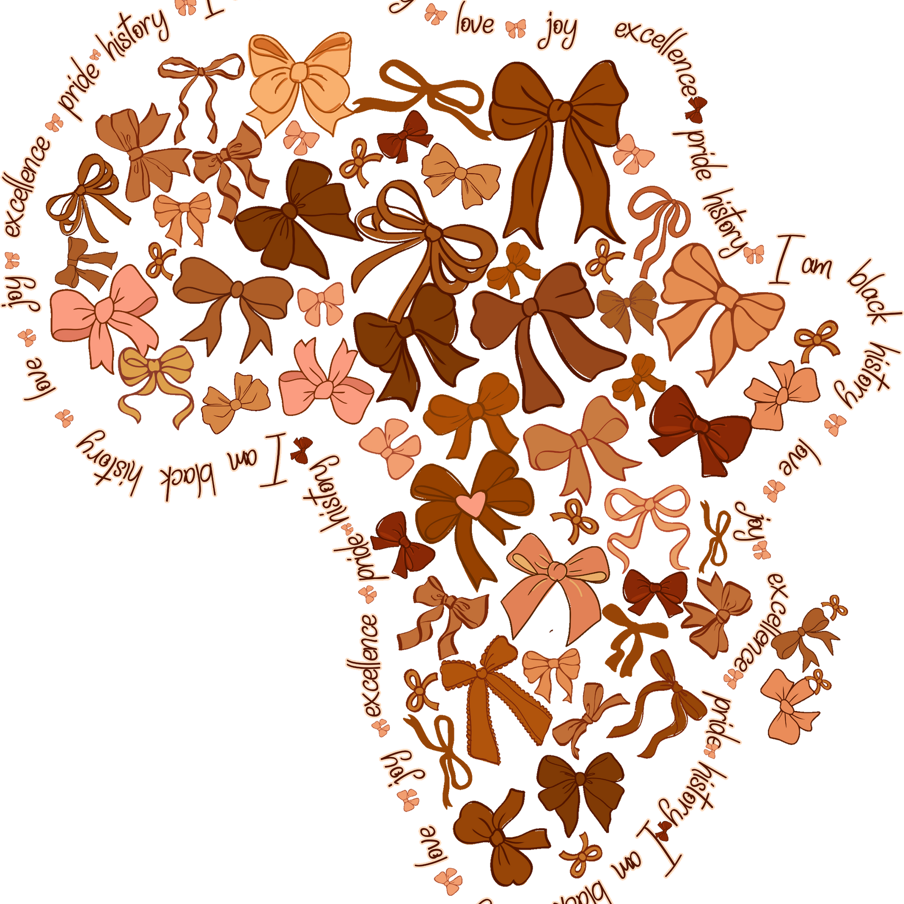 Coquette Bow Africa Map – Pro World Inc