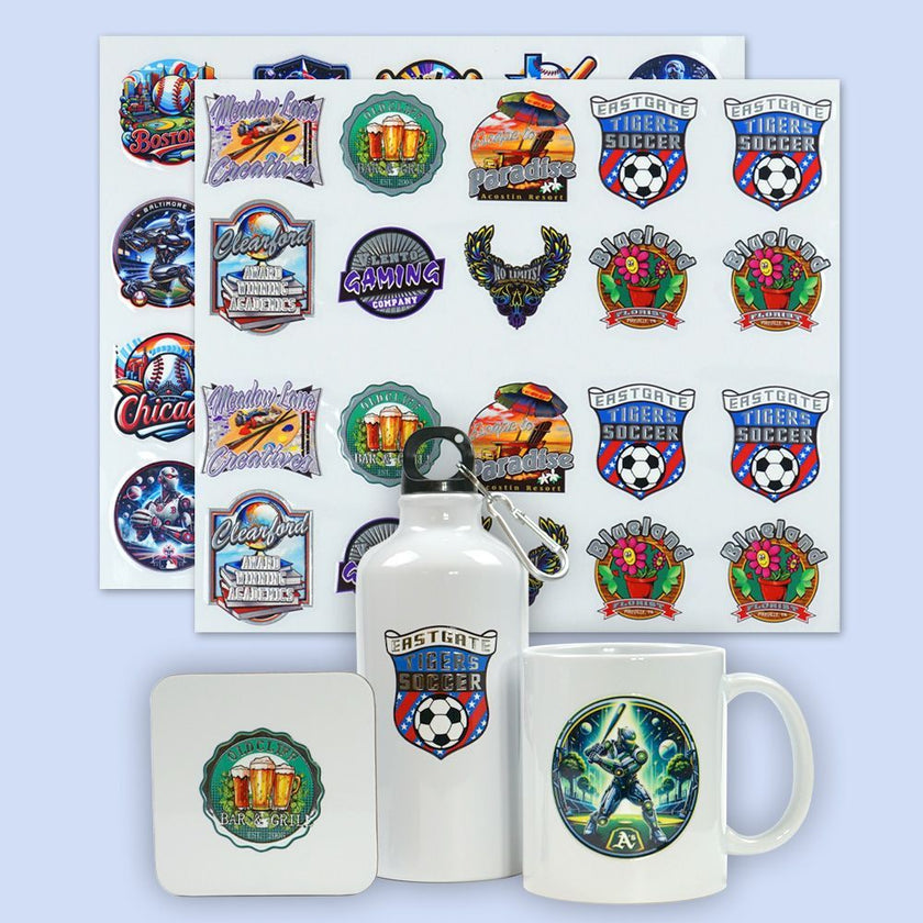 3D UV-DTF Stickers | Full Color – Pro World Inc